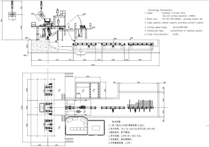 80x80 Steel Billet Continuous Casting Machine One Strand High Efficient ...