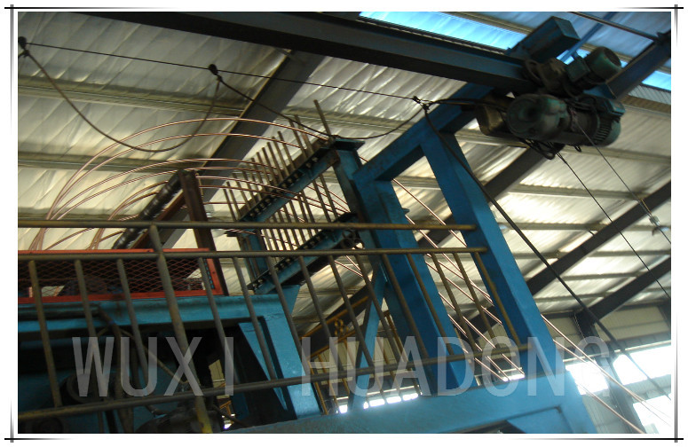 Oxygen Free Copper Rod 8mm Upward Continuous Casting Machine 8.9 kg/dm ...